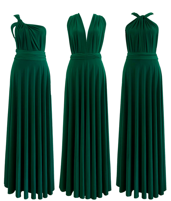 Emerald Green Infinity Dress Multiway Bridesmaid Dress USA